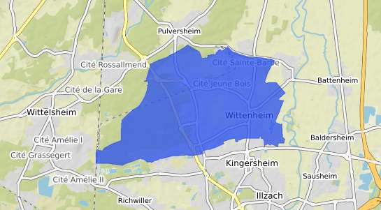 Prix m2 Wittenheim (68) Immobilier DVF au mètre carré 2025