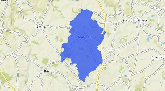 Prix m2 Azat le Ris (87) Immobilier DVF au mètre carré 2025